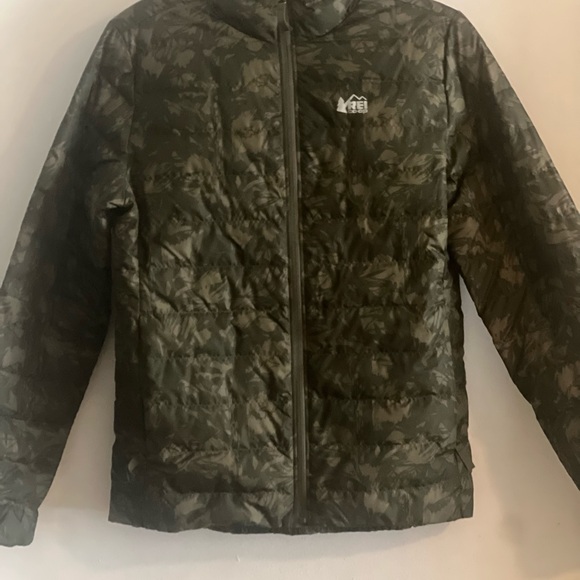 REI | Jackets & Coats | Rei Kids Green Camouflage Puffer Jacket | Poshmark